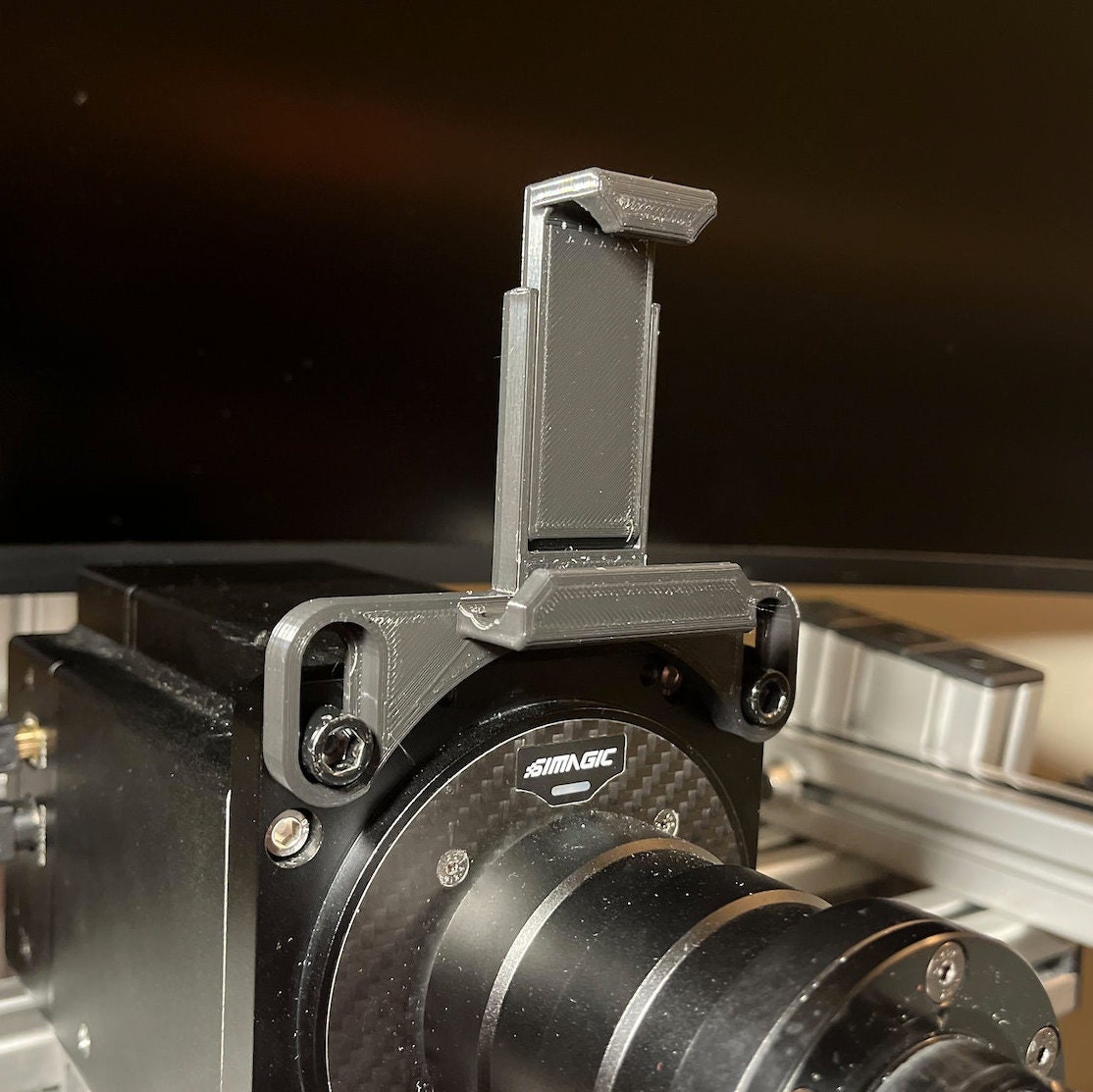 Simagic Alpha / Alpha Mini Wheel Base Dashboard Phone Mount for Sim ...