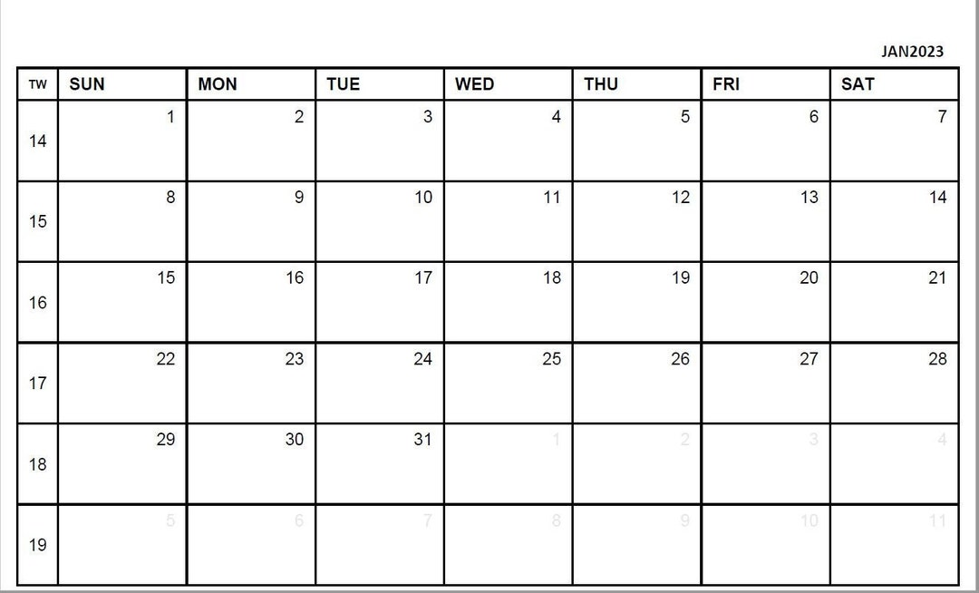 Fiscal Year 23 Monthly Calendars for Disc Planner Systems - Etsy