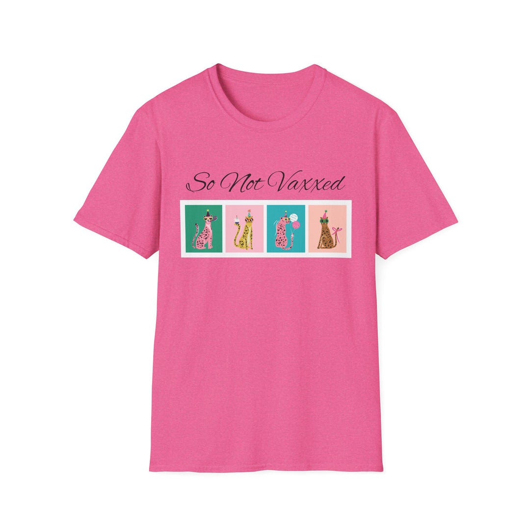 Cat T-shirt - so Not Vaxxed Design, Fun Gift for Cat Lovers, Unique ...