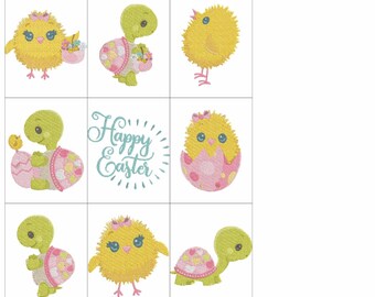 Easter Gnome Embroidery Machine Design PES HUS JEF Exp Dst Xxx - Etsy