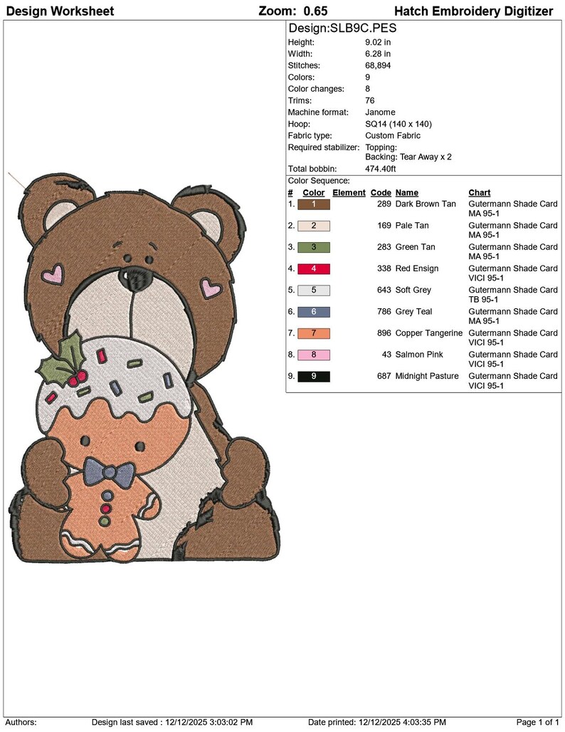 CHRISTMAS TEDDY BEARS Embroidery Machine Design Pes Jef Hus Exp Dst Vp3 ...