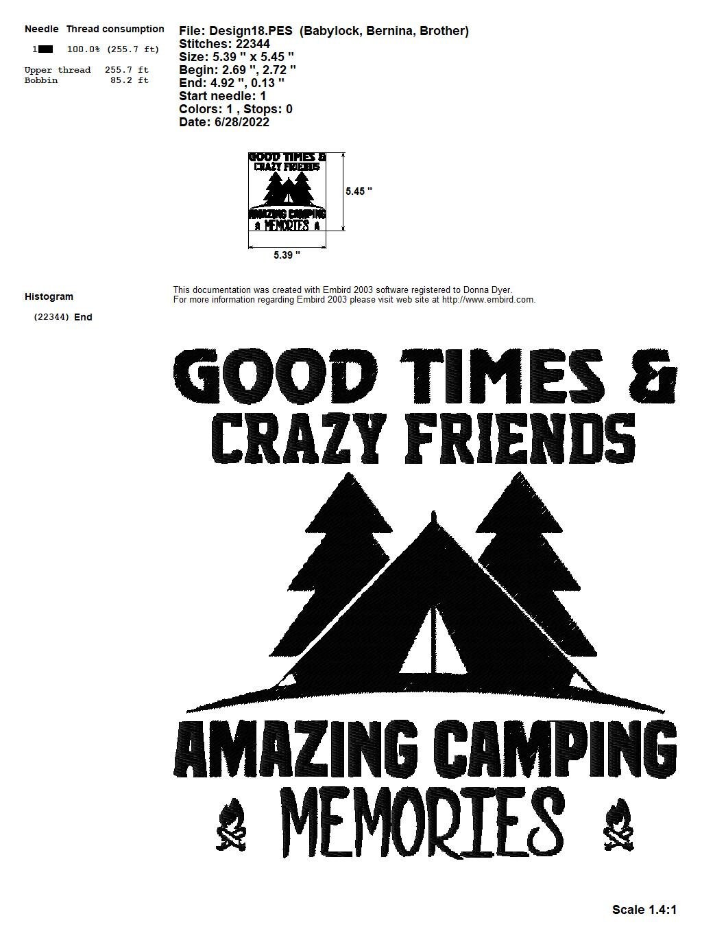 Camping Quotes Embroidery Machine Design PES JEF HUS Dst Exp - Etsy