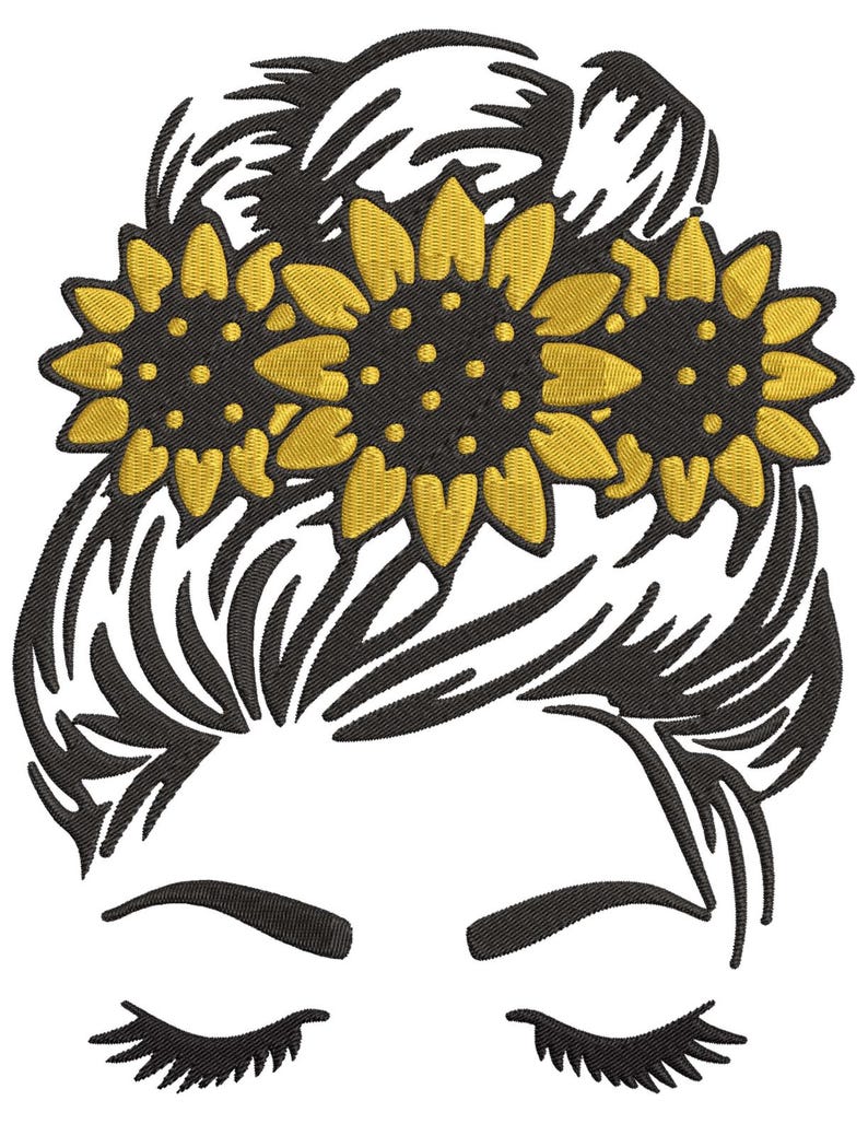 15 MESSY BUN Embroidery Machine Designs Pes Hus Dst Jef Exp Vp3 Xxx - Etsy