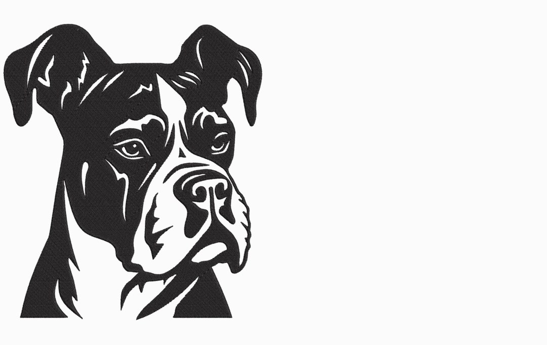 Boxer Dog Embroidery Machine Design PES HUS DST Jef Exp Vp3 Xxx - Etsy