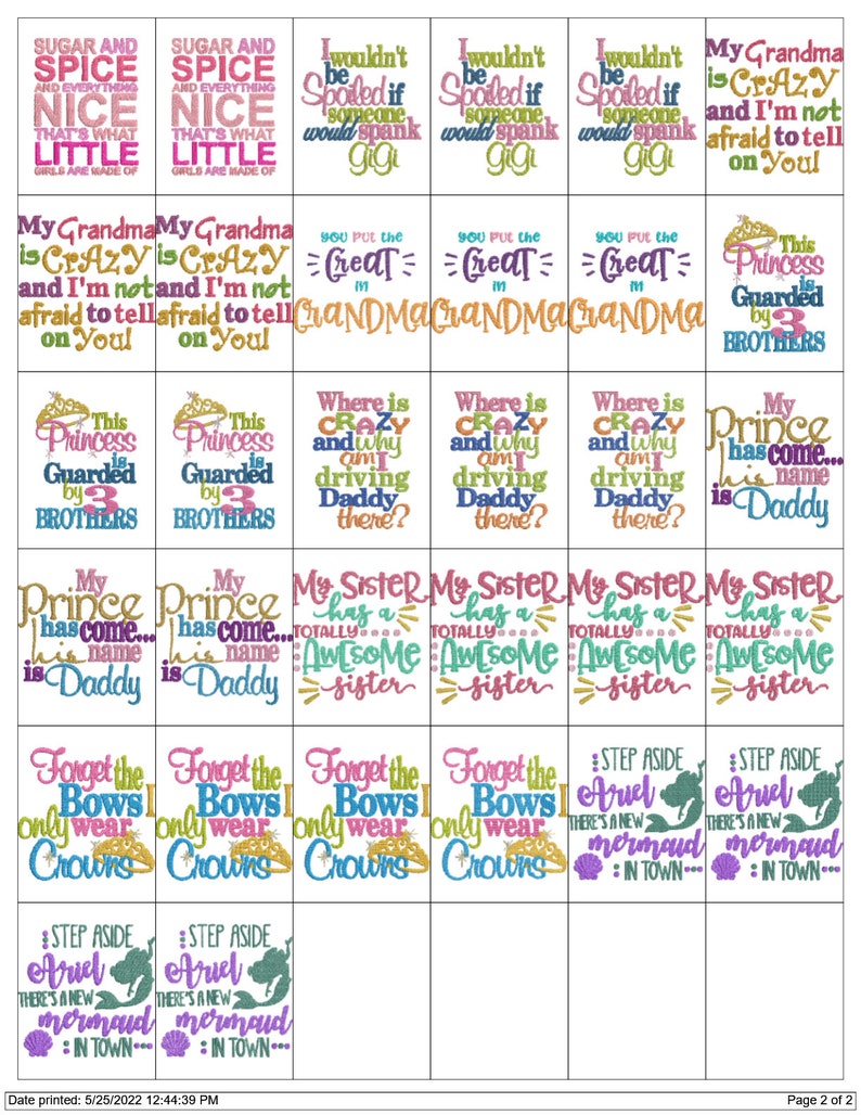 BABY Girl BIBS and ONSIE Quotes Embroidery Machine Design Pes - Etsy