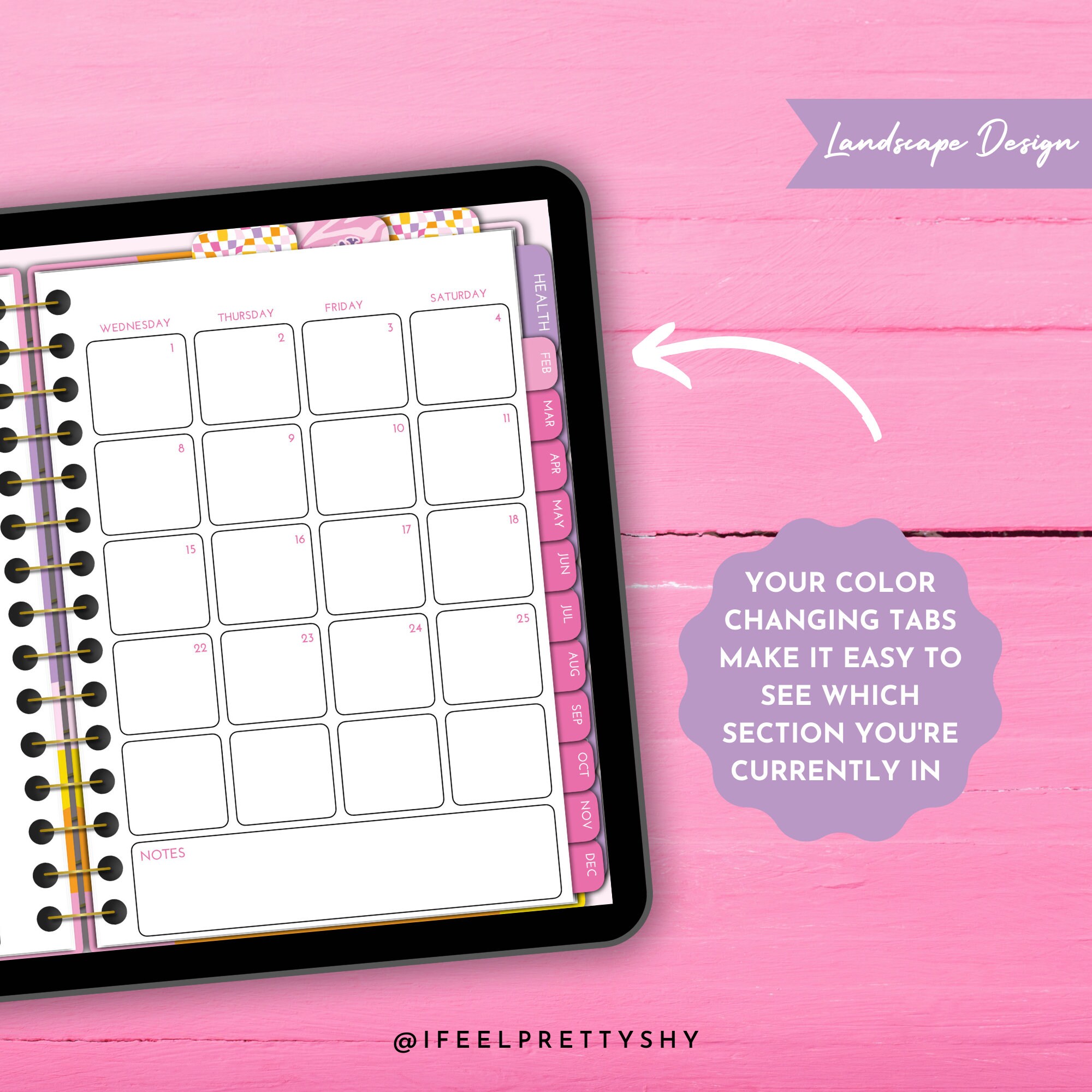 Life Digital Planner Retro Planner Goodnotes Noteshelf - Etsy
