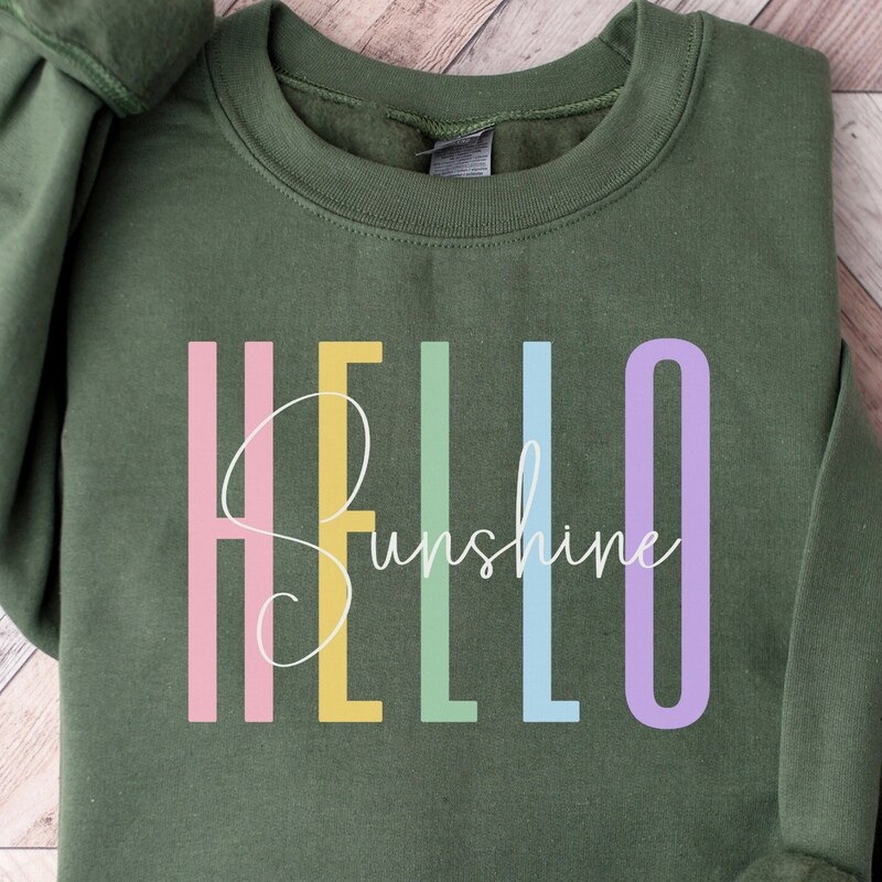 Hello Spring Shirt - Etsy