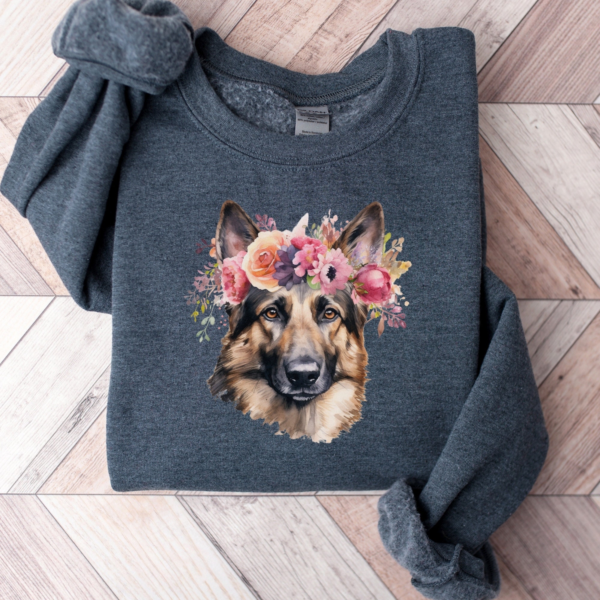 Boho German Shepherd Sweatshirt | German Shepherd Gift | German ...