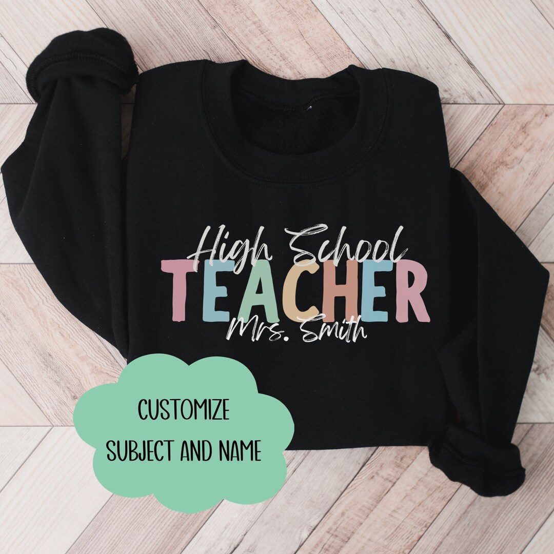 Custom Teacher Sweater | Gift for Teacher | Personalized School ...