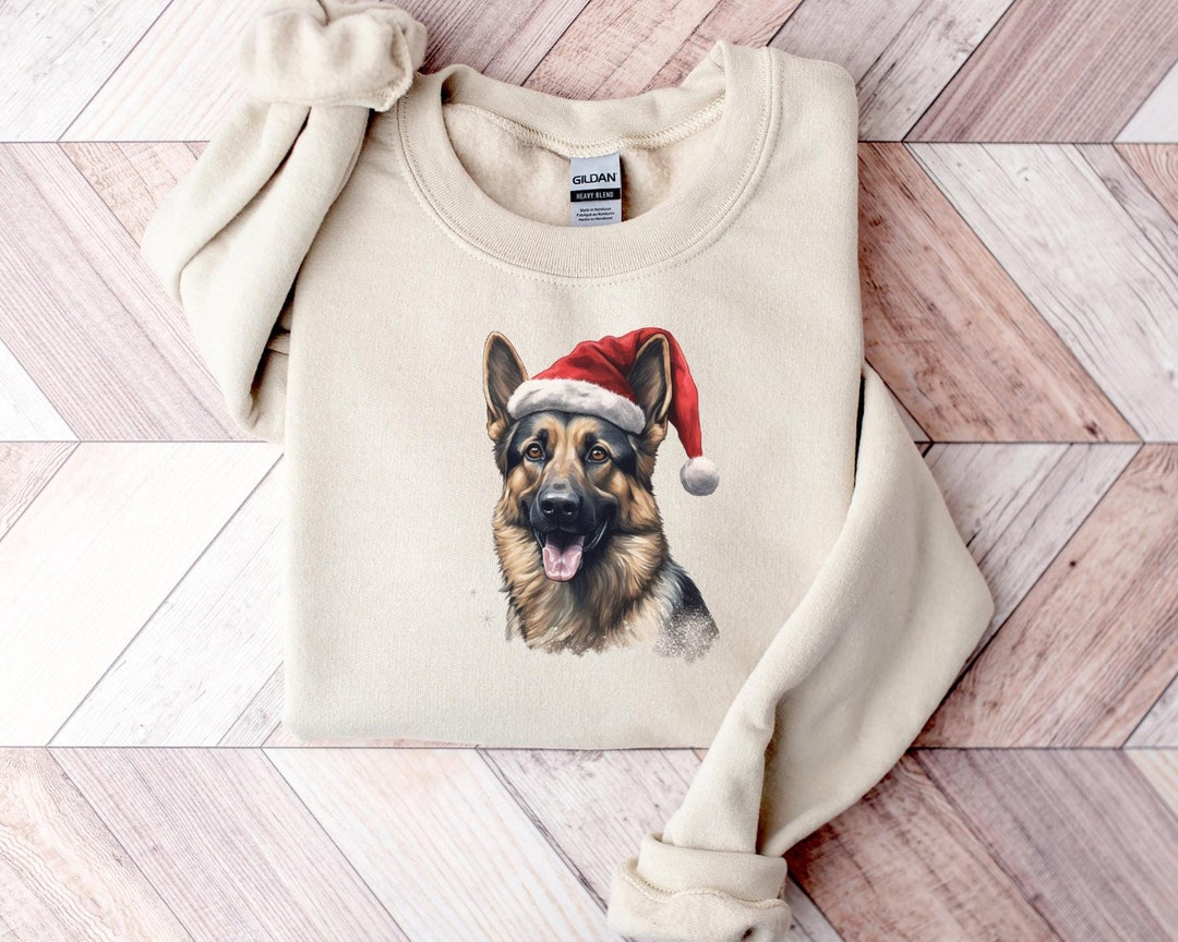 Cute German Shepherd Christmas Sweatshirt | German Shepherd Xmas ...