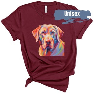 Cute Labrador Retriever Vibrant Color Shirt | Dog Lover Gift | Labrador ...