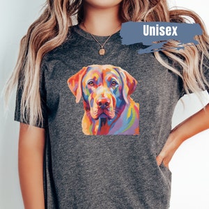 Cute Labrador Retriever Vibrant Color Shirt | Dog Lover Gift | Labrador ...