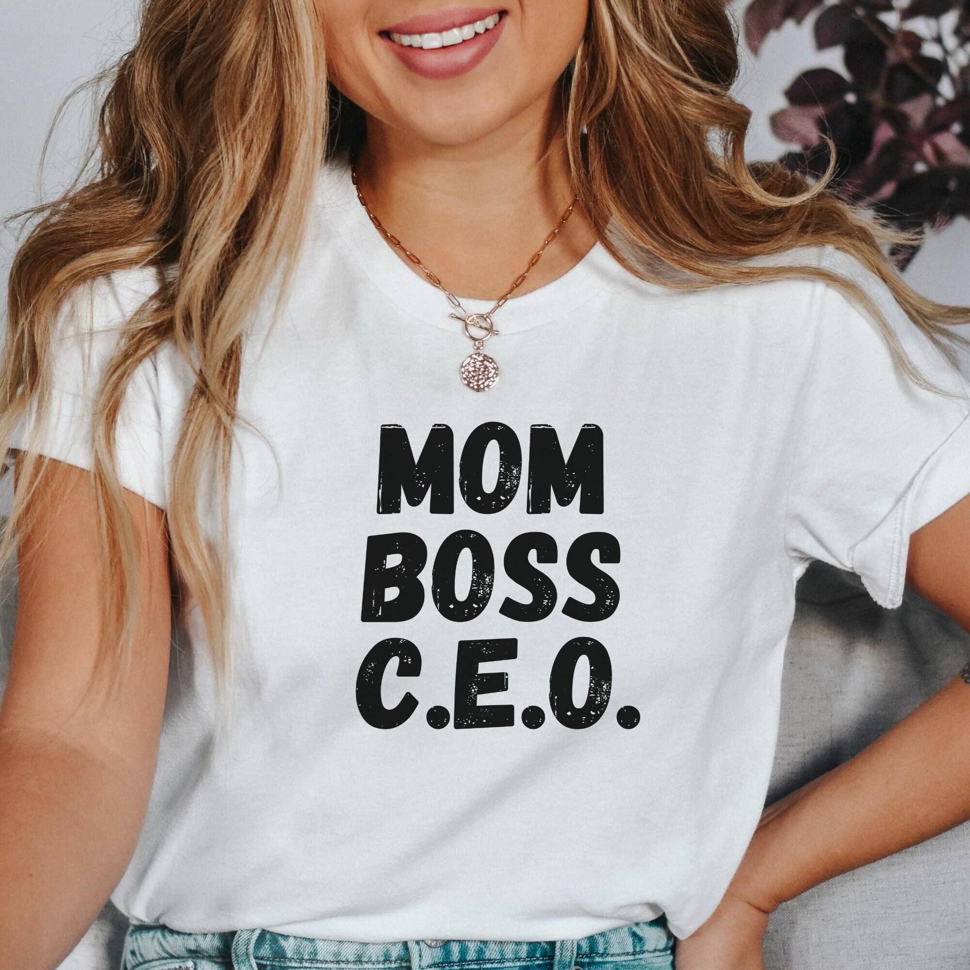Mom Shirt Mom Boss Life Mom Hustle Mom Boss CEO T-shirt Mom Boss Tshirt ...