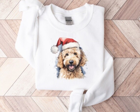 Cute Christmas Goldendoodle Sweatshirt Golden Doodle Gifts Doodle Lover ...