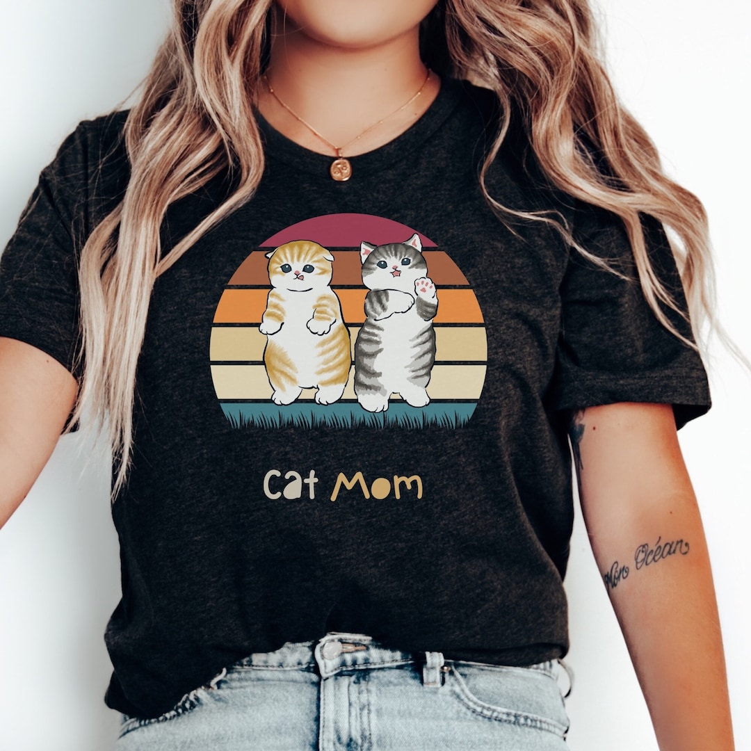 Cute Cat Mom Shirt | Cat Mom Mothers Day Gift | Cat Mama Gift | Cat Mom ...