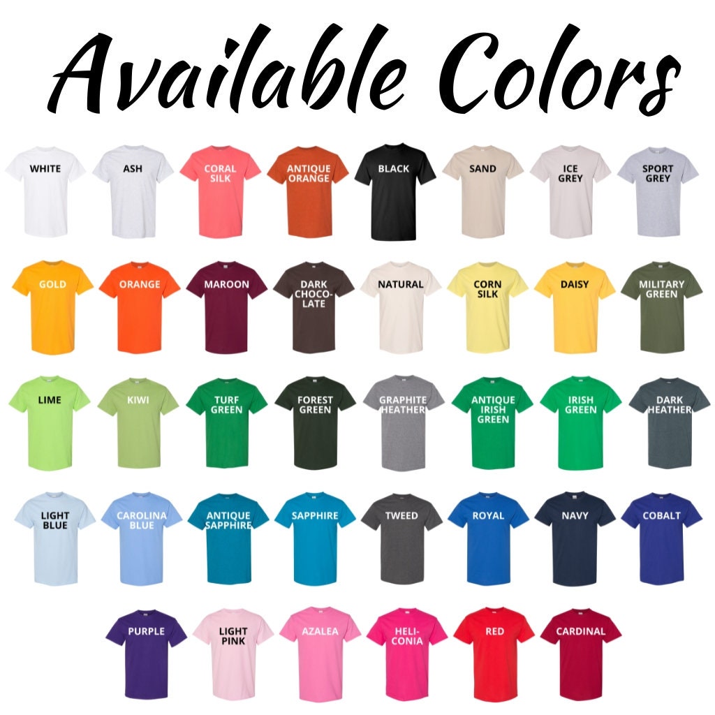 Custom Gildan 5000 Front and Back T-shirt Custom Shirt - Etsy