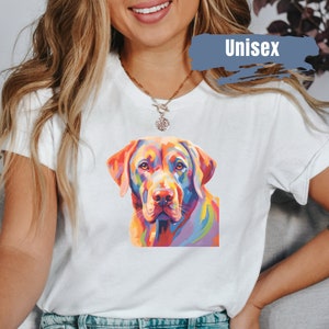 Cute Labrador Retriever Vibrant Color Shirt | Dog Lover Gift | Labrador ...