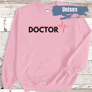 Doctor EKG Sweatshirt | Doctor Gift | Phd Sweatshirt | Doctor in the ...