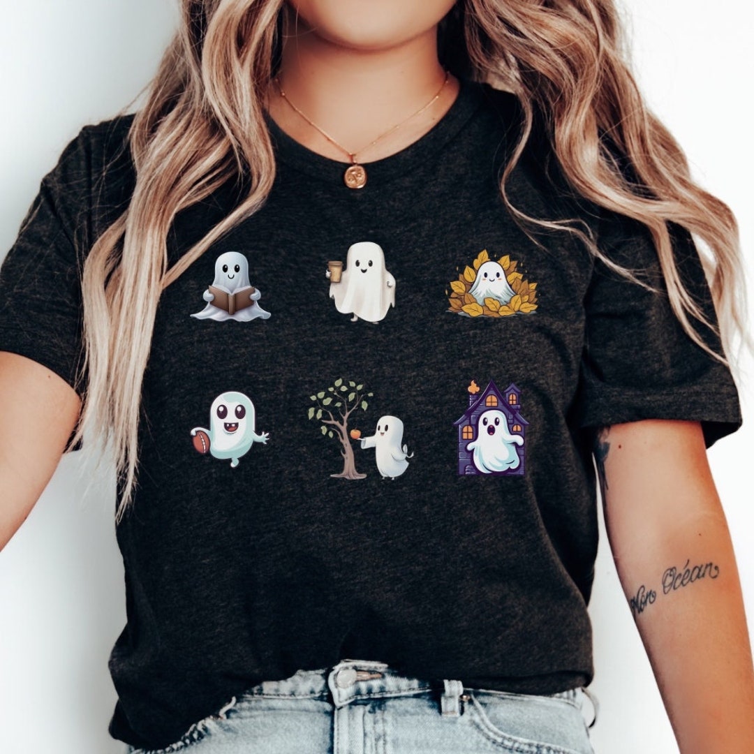 Halloween Shirt | Ghosts T-shirts | Halloween Ghost | Ghost Football ...