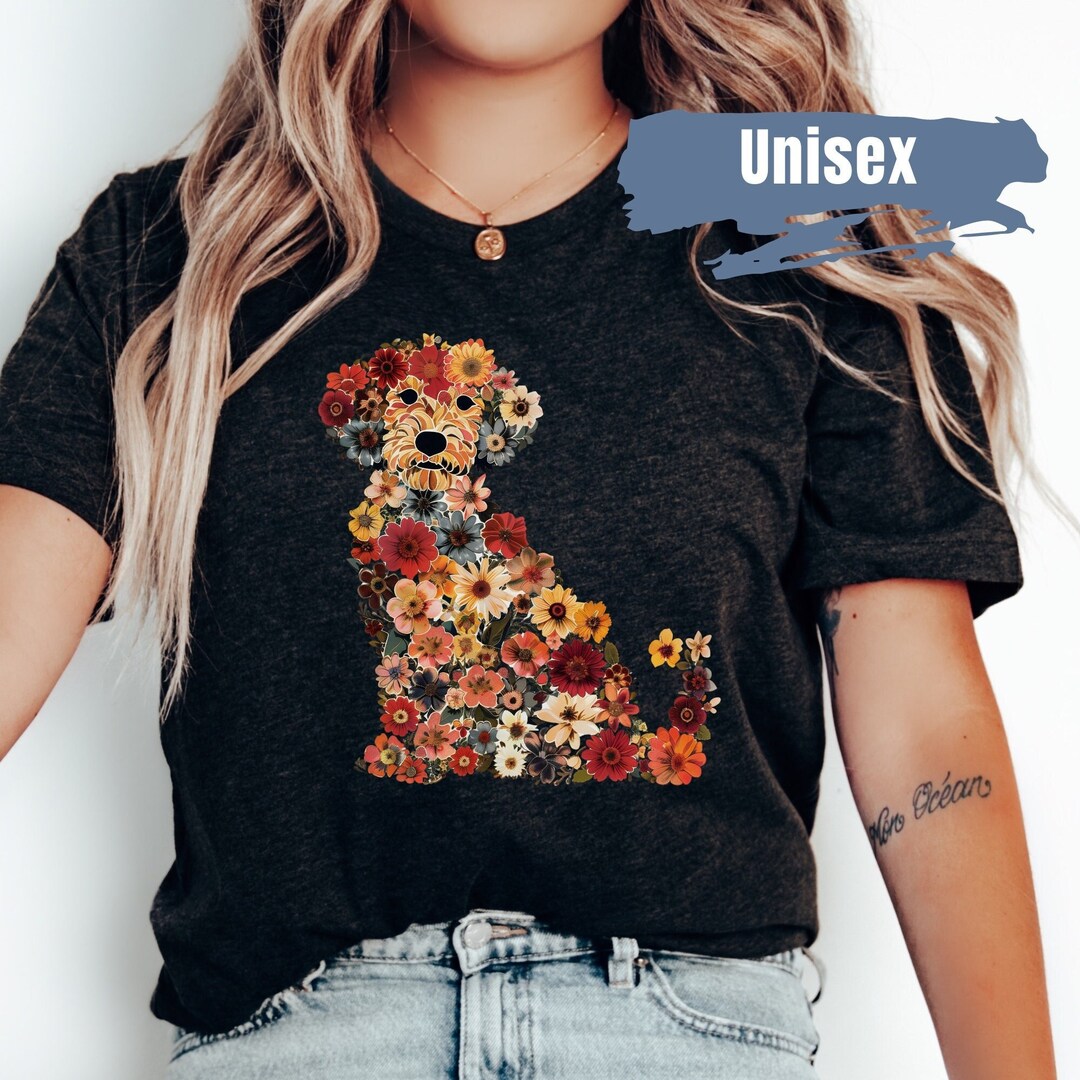 Cute Floral Poodle Shirt | Poodle Lover Gift | Poodle Tshirt | Poodle ...