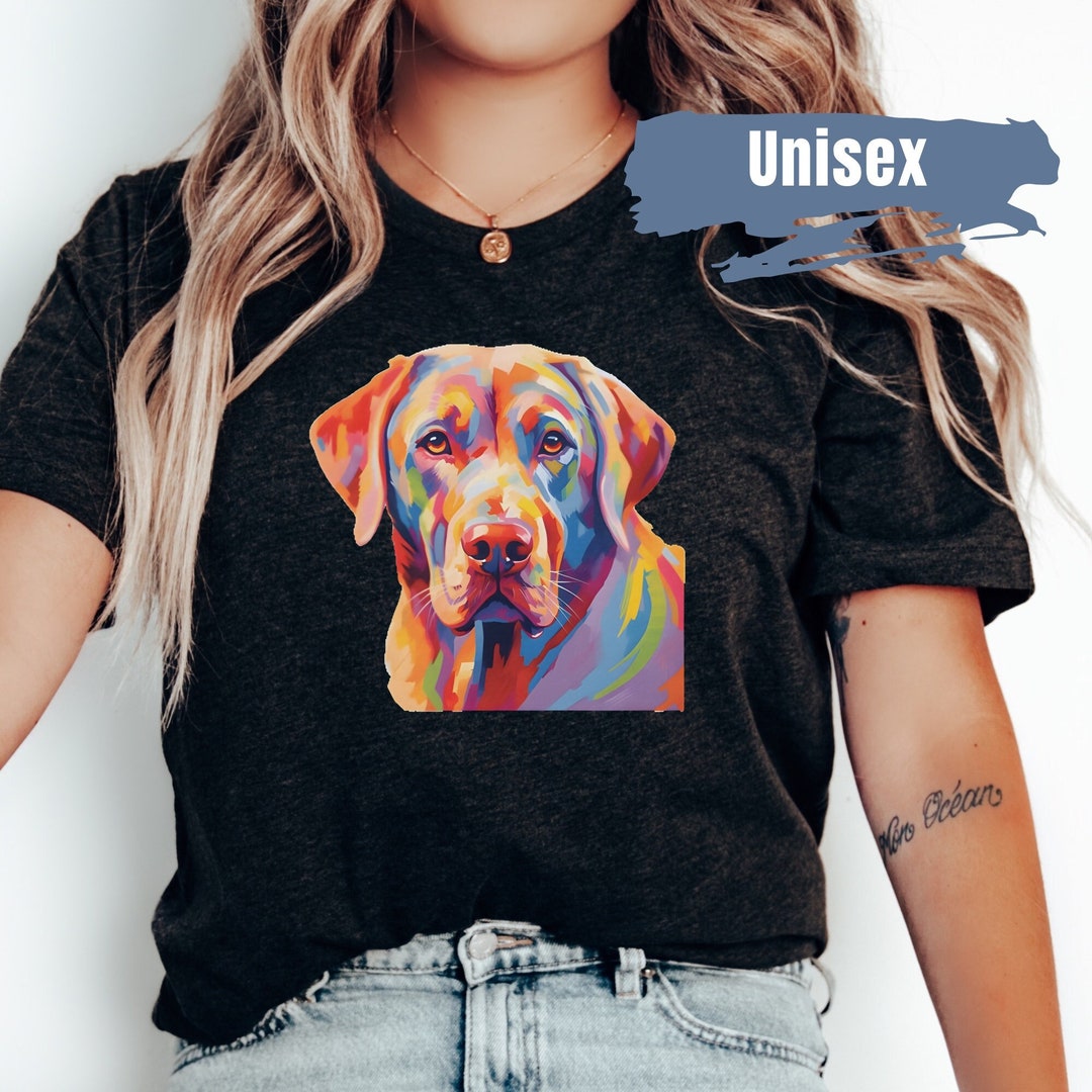 Cute Labrador Retriever Vibrant Color Shirt | Dog Lover Gift | Labrador ...