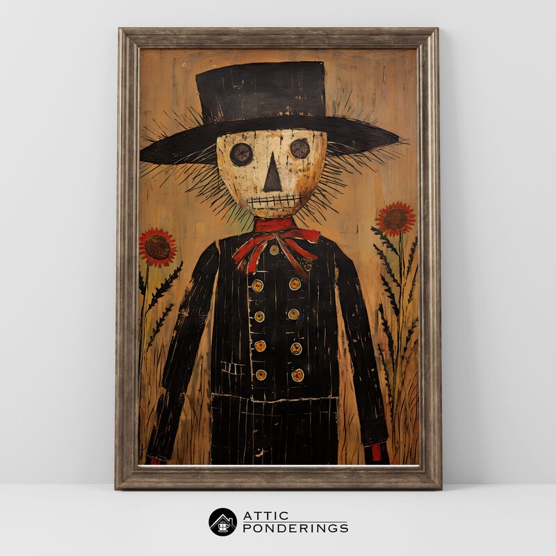 Scarecrow Print - Etsy