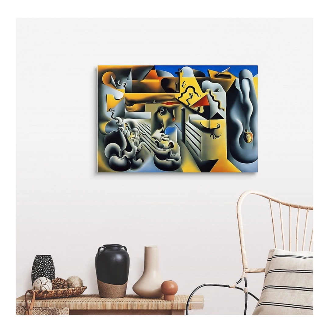 Printable Digital Print of Abstract Original Artwork Picasso-esque ...