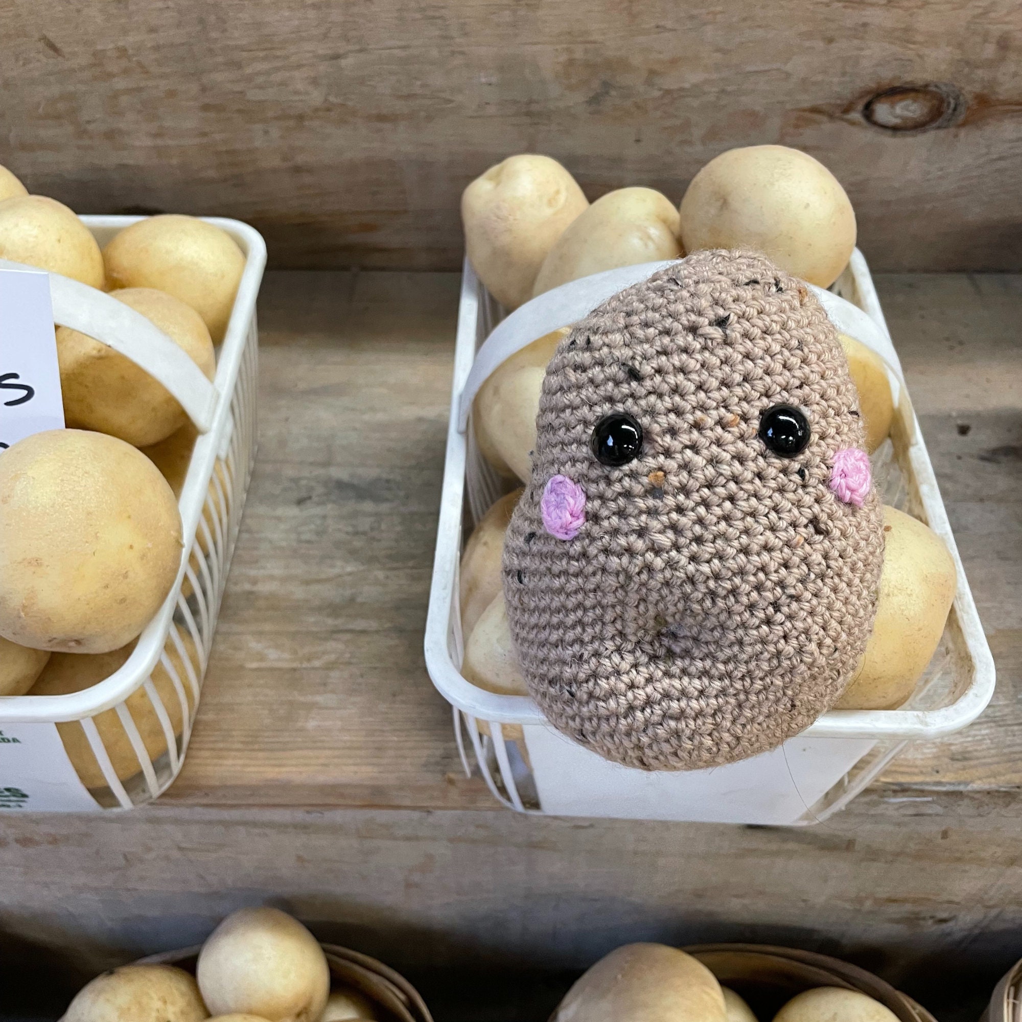 Crochet Potato Pattern Beginner Crochet Potato Play Food - Etsy