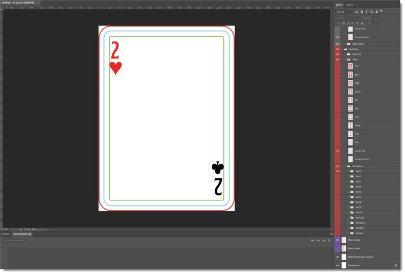 Playing Cards Template, PSD Playing Cards, Editable Playing Cards ...