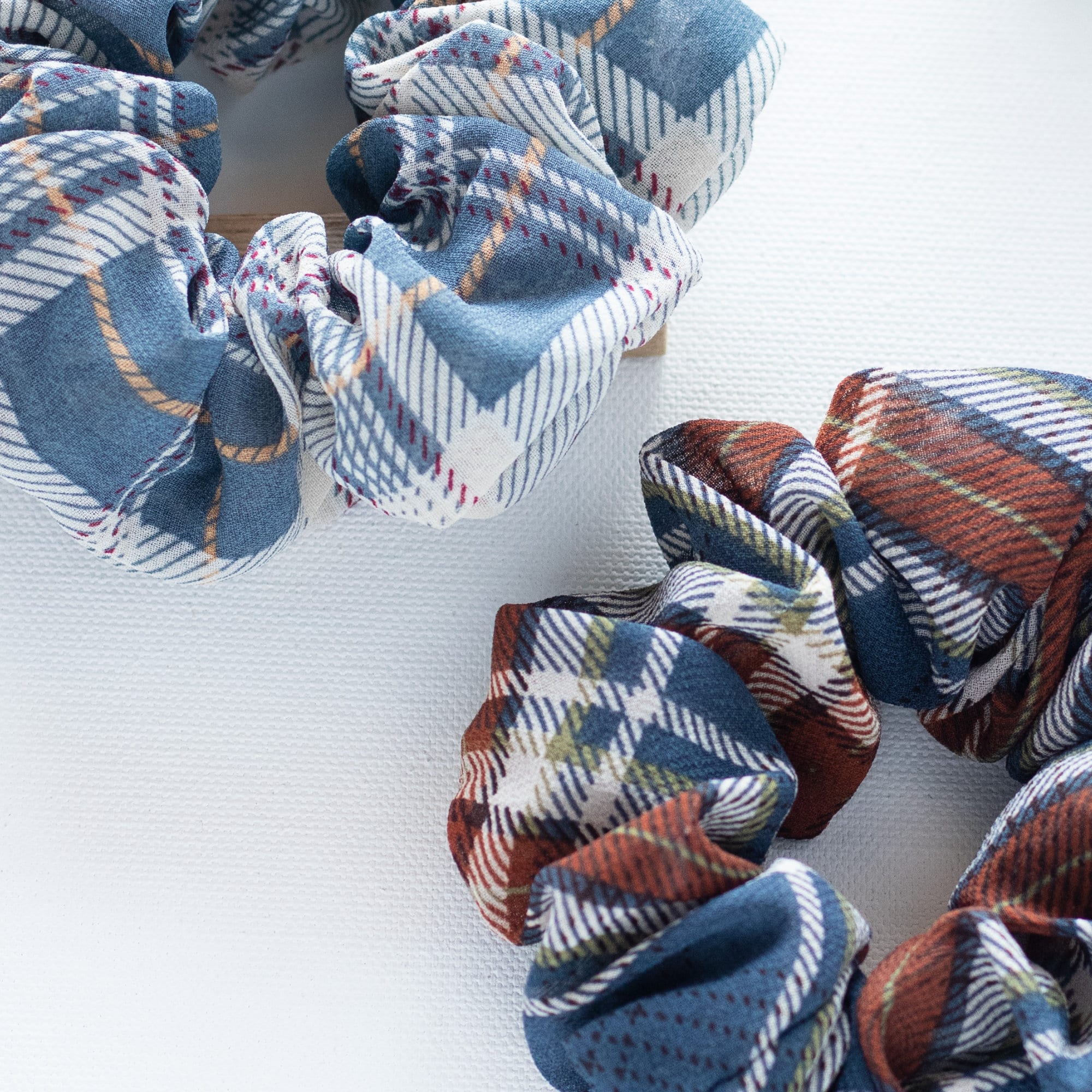 Classic Plaid Scrunchie Stylish Hair Accessory for Any Occasion 7 ...