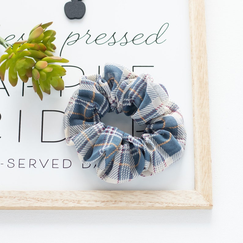 Classic Plaid Scrunchie Stylish Hair Accessory for Any Occasion 7 ...