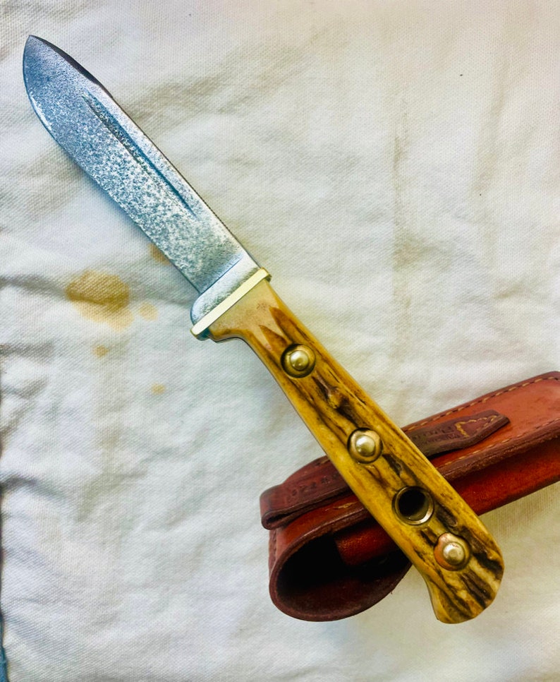 Vintage Puma 6398 Hunter's Friend Fixed Blade Knife. Solingen, Germany ...