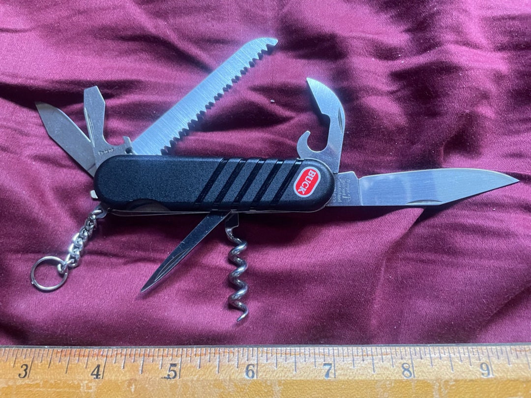 Buck by Wenger, Delemont Switzerland 90’s Vintage Multi-tool Pocket ...