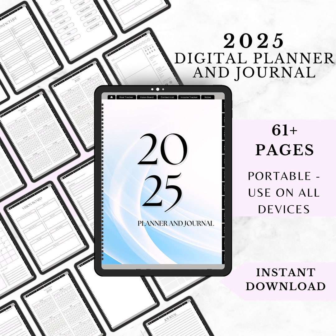2025 Digital Planner: Goodnotes Compatible, Finance Tracker (digital ...