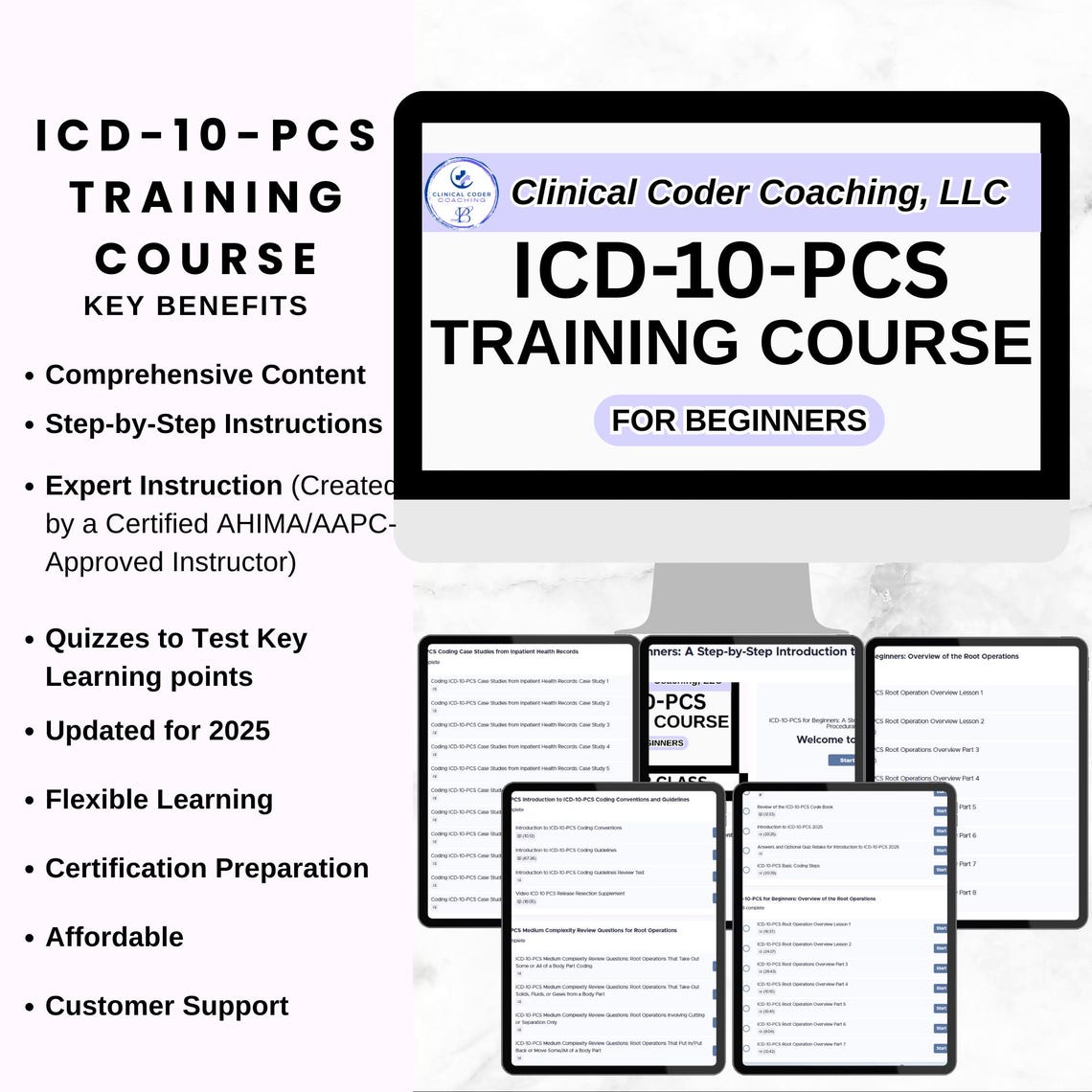 ICD-10-PCS Medical Coding Course: Inpatient Procedure Training (self ...