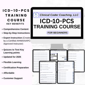 ICD-10-PCS Medical Coding Course: Inpatient Procedure Training (self ...