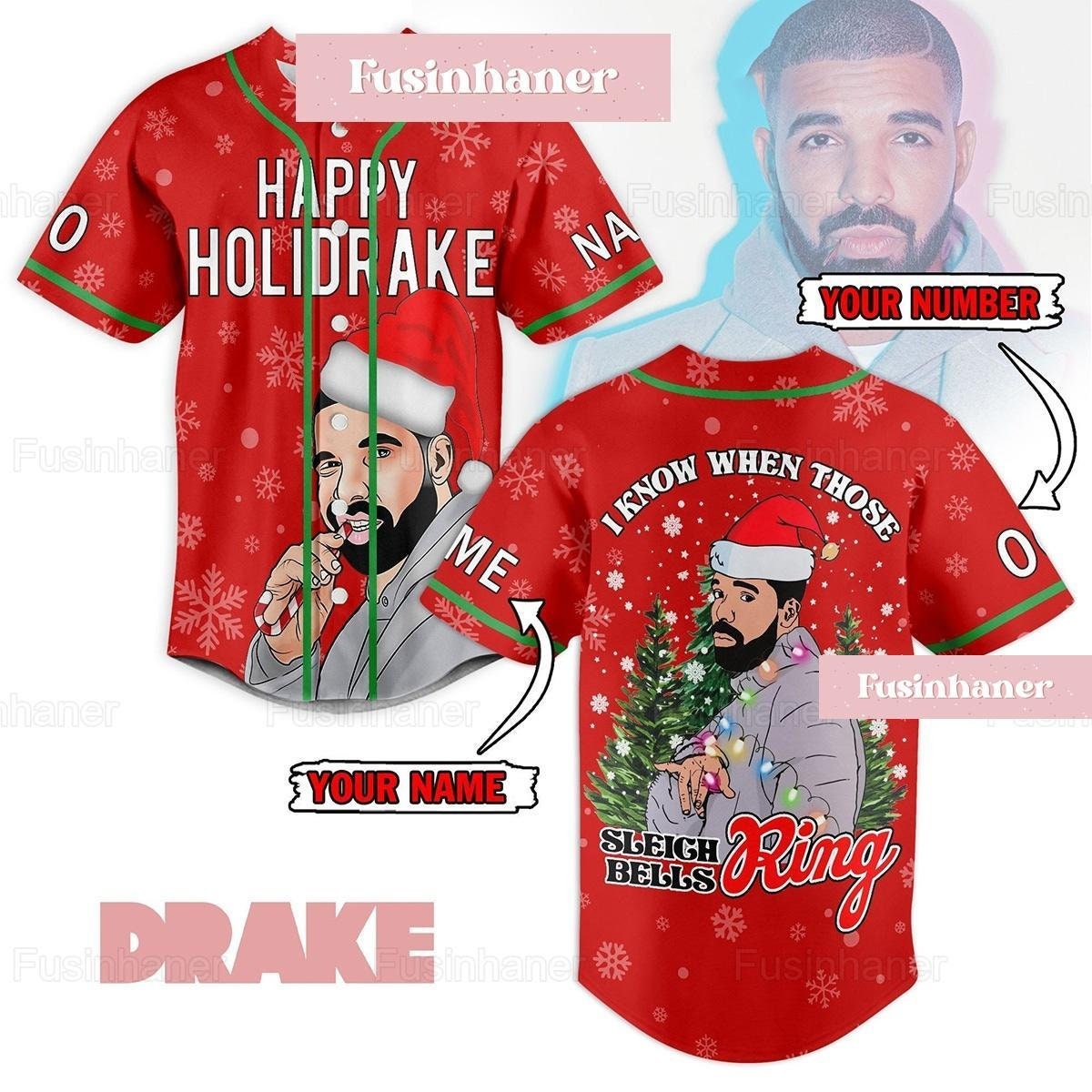 Drake Rap Jersey, Drake Baseball Jersey, Drake Rapper Jersey Shirt ...