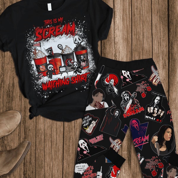 Scream Ghost Face Pajamas - Etsy
