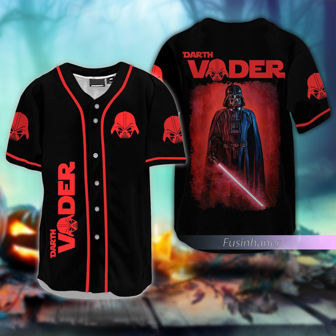 Darth Vader Baseball Shirt Darth Vader Jersey Darth Vader - Etsy