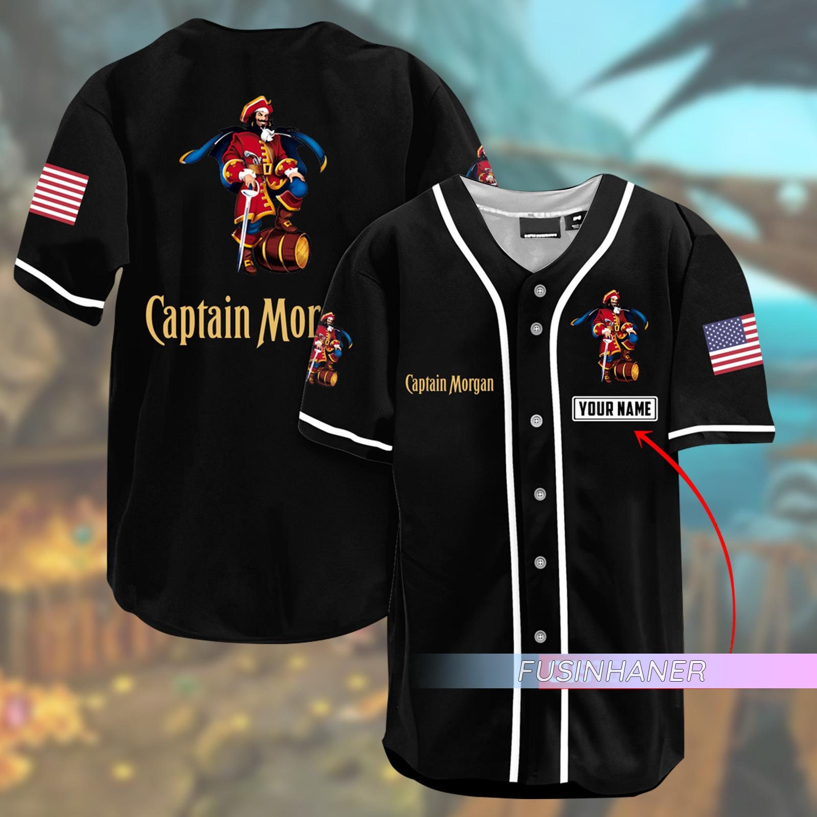 Captain Morgan Baseball Shirt, Captain Morgan sold by Imran Tahir | SKU ...