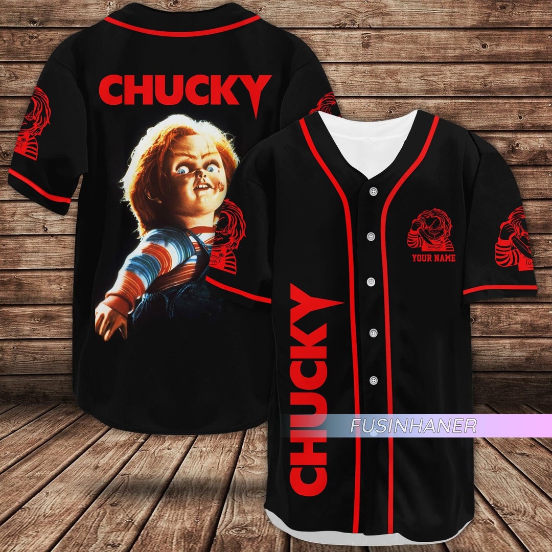 Chucky Doll Jersey, Personalized Chucky Shirt, Chucky Doll Jersey ...