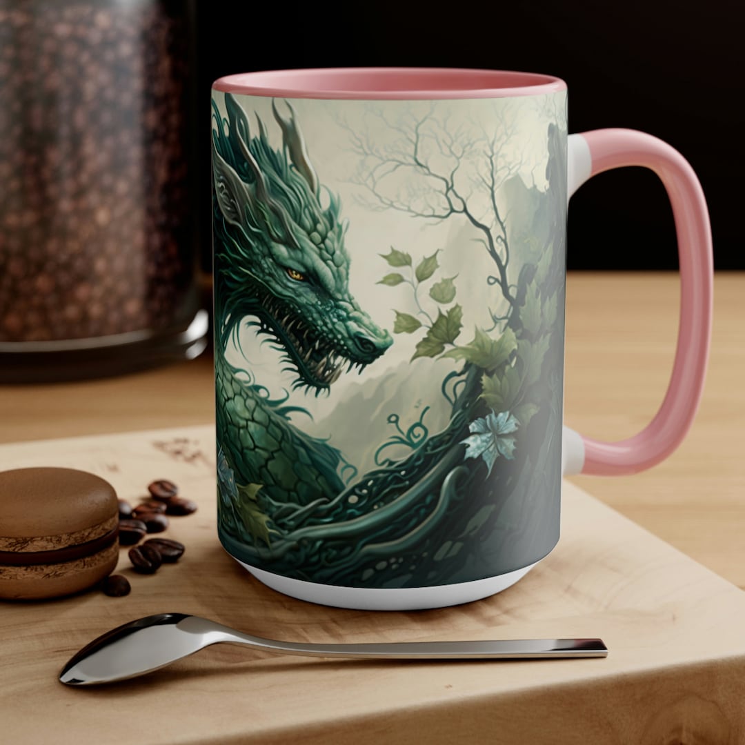 The Green Dragon Nul Accent Mug - Etsy