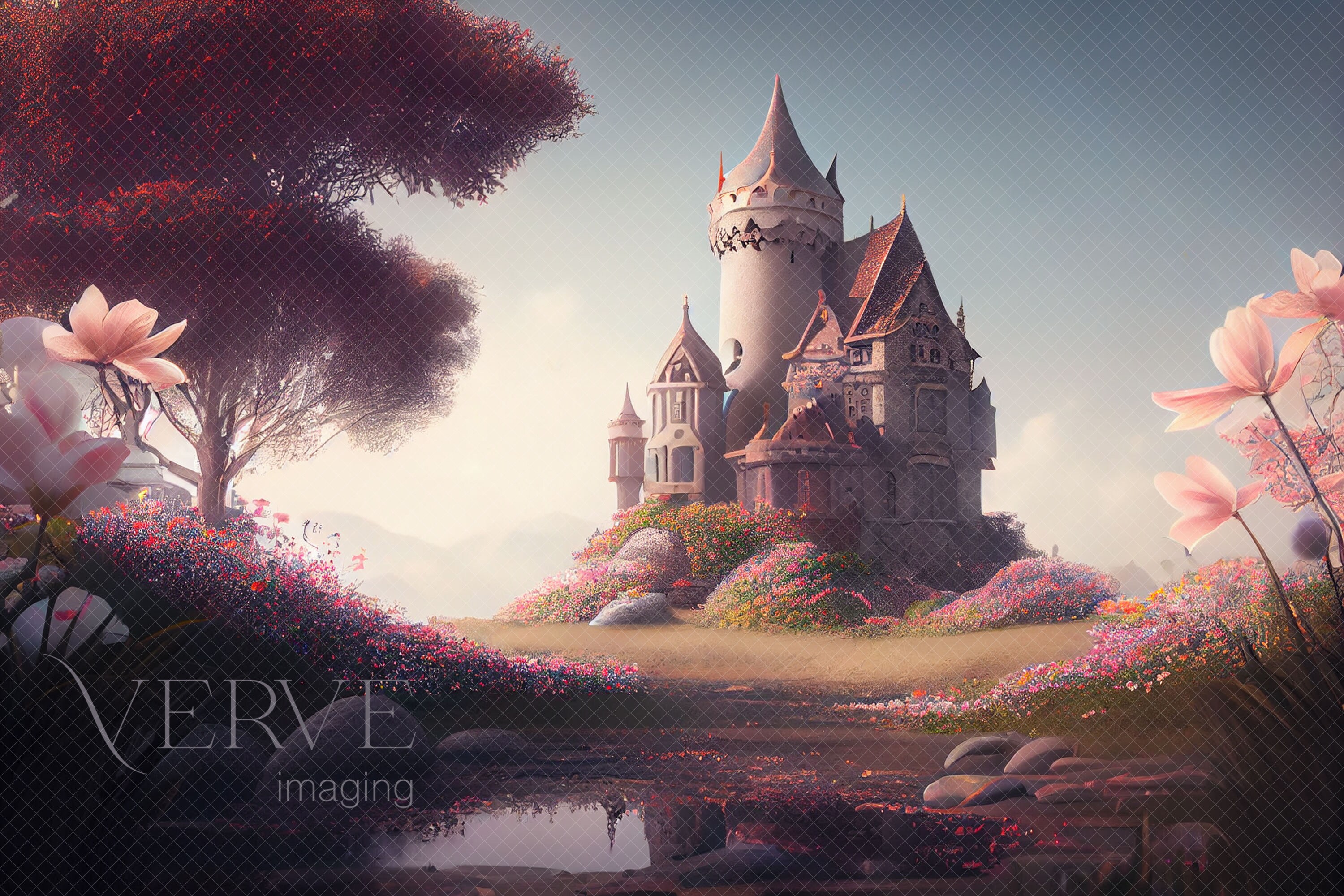 7 Digital Backgrounds, Castle, Backdrop Great for Maternity, Pregnancy ...