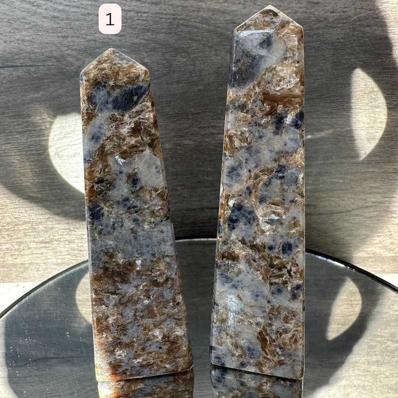 Statue With Sapphire - Etsy