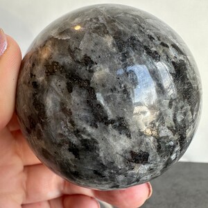 Larvikite Sphere Stand Included - Etsy