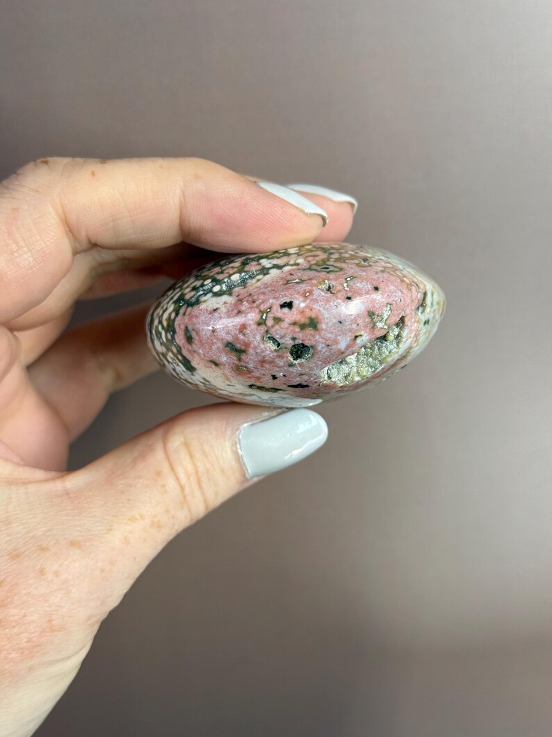 Ocean Jasper Palmstone | Orbicular Polished Stone | Ultimate Crystal ...