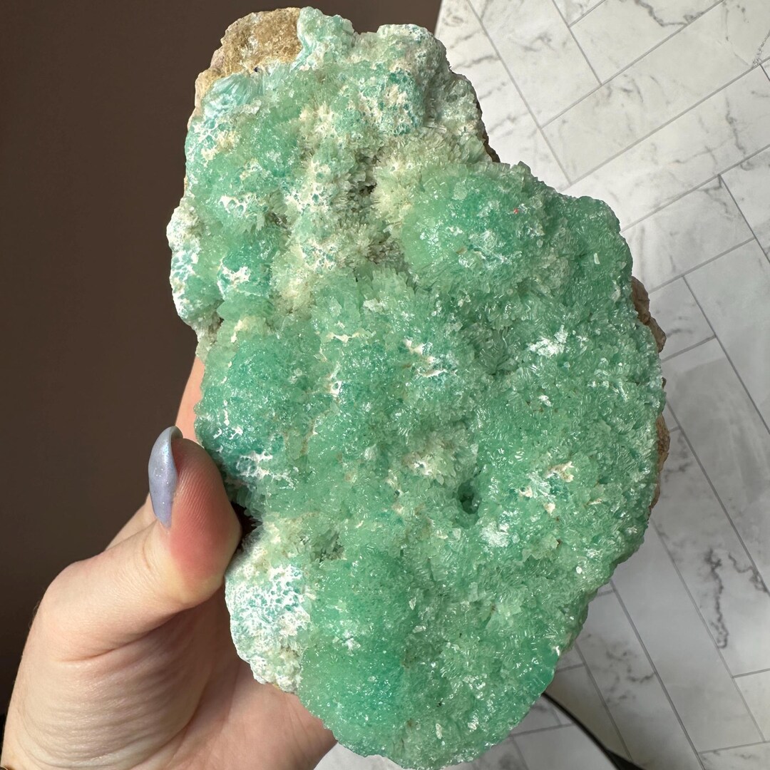 Stunning Raw Smithsonite Specimen | Natural Stone Decor - Etsy