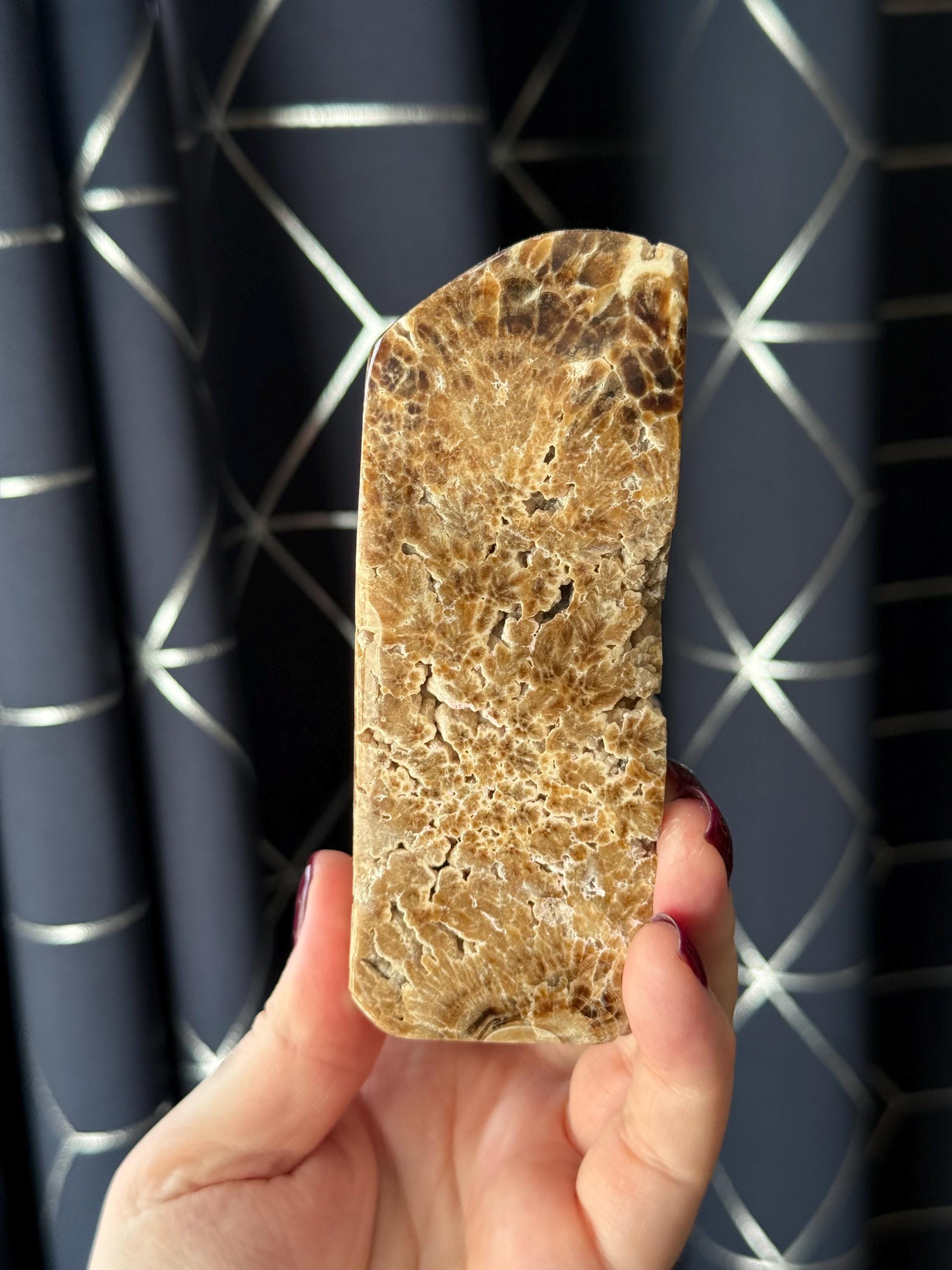 Gorgeous Chocolate Calcite Freeform | Unique Pattern - Etsy