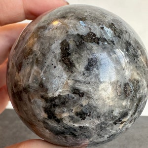 Larvikite Sphere Stand Included - Etsy