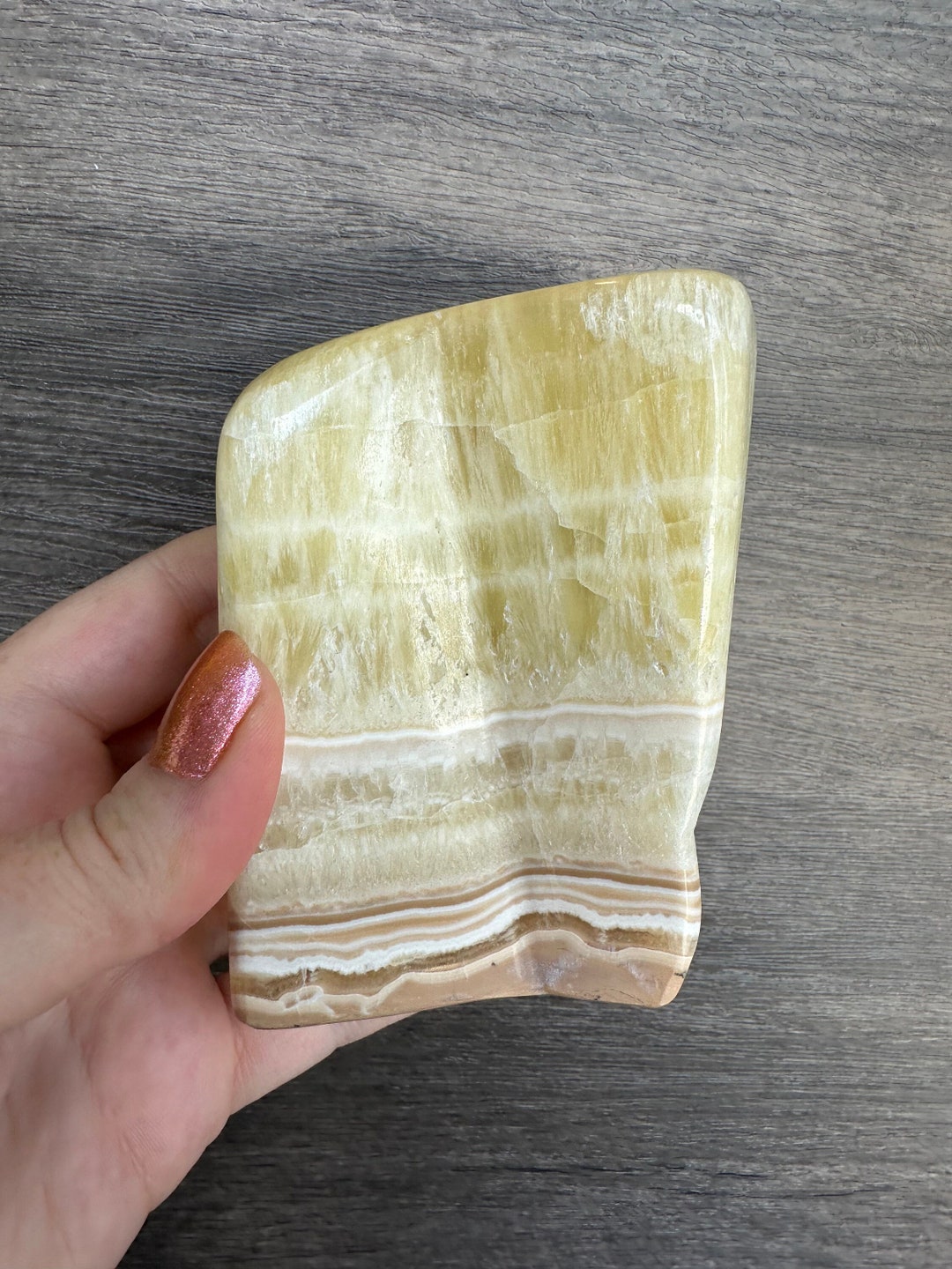 Unique Pineapple Calcite Freeform - Natural Crystal, Home Decor - Etsy